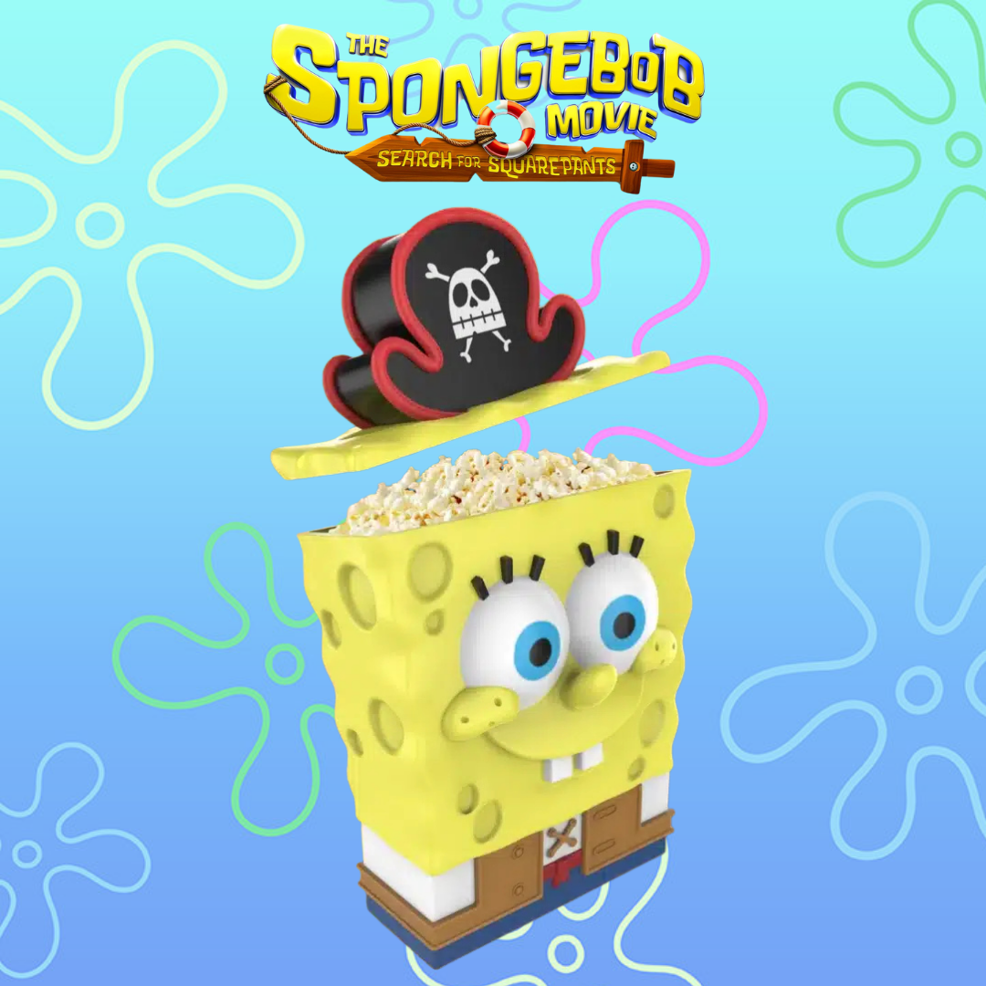 Spongebob Squarepants Collectible Pirate Popcorn Bucket – Film.Ca Movie ...